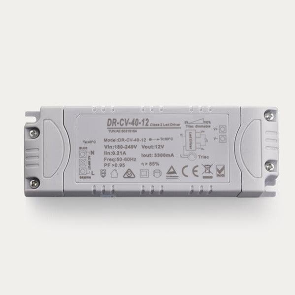 12 Volt DC 40W Dimmable Constant Voltage LED driver – Cosmo Lighting ...