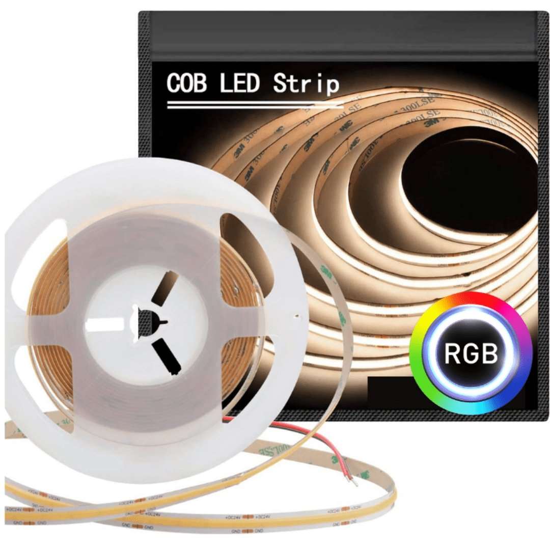 5 meter RGB Cobra Pro Indoor COB Dot Free Strip Light Kit - 75W – Cosmo ...