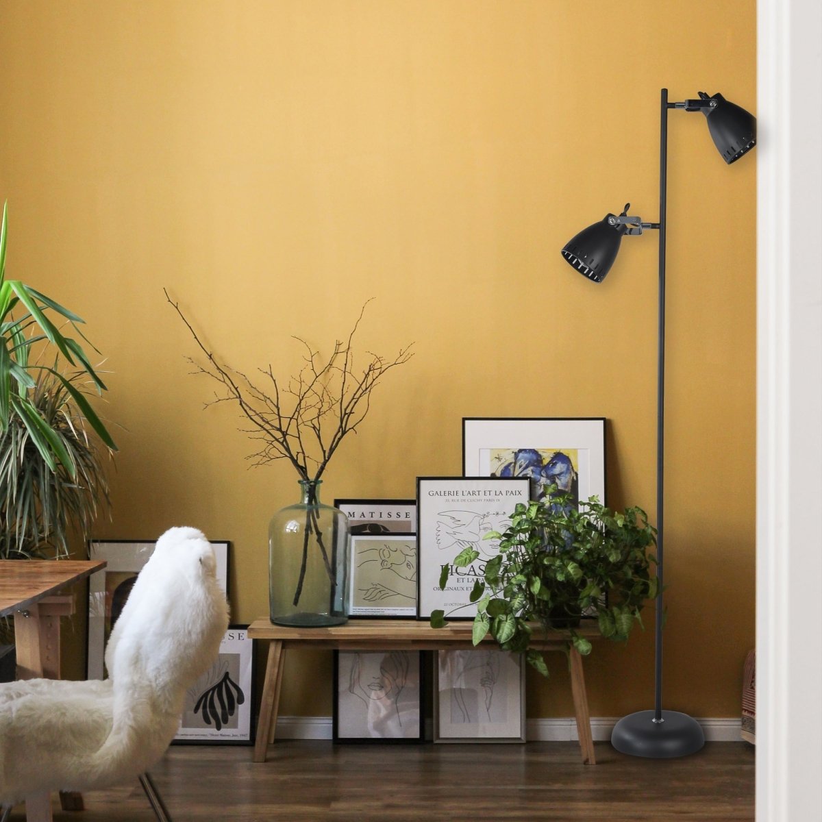 Audrey Floor Lamp - Black – Cosmo Lighting Kensington