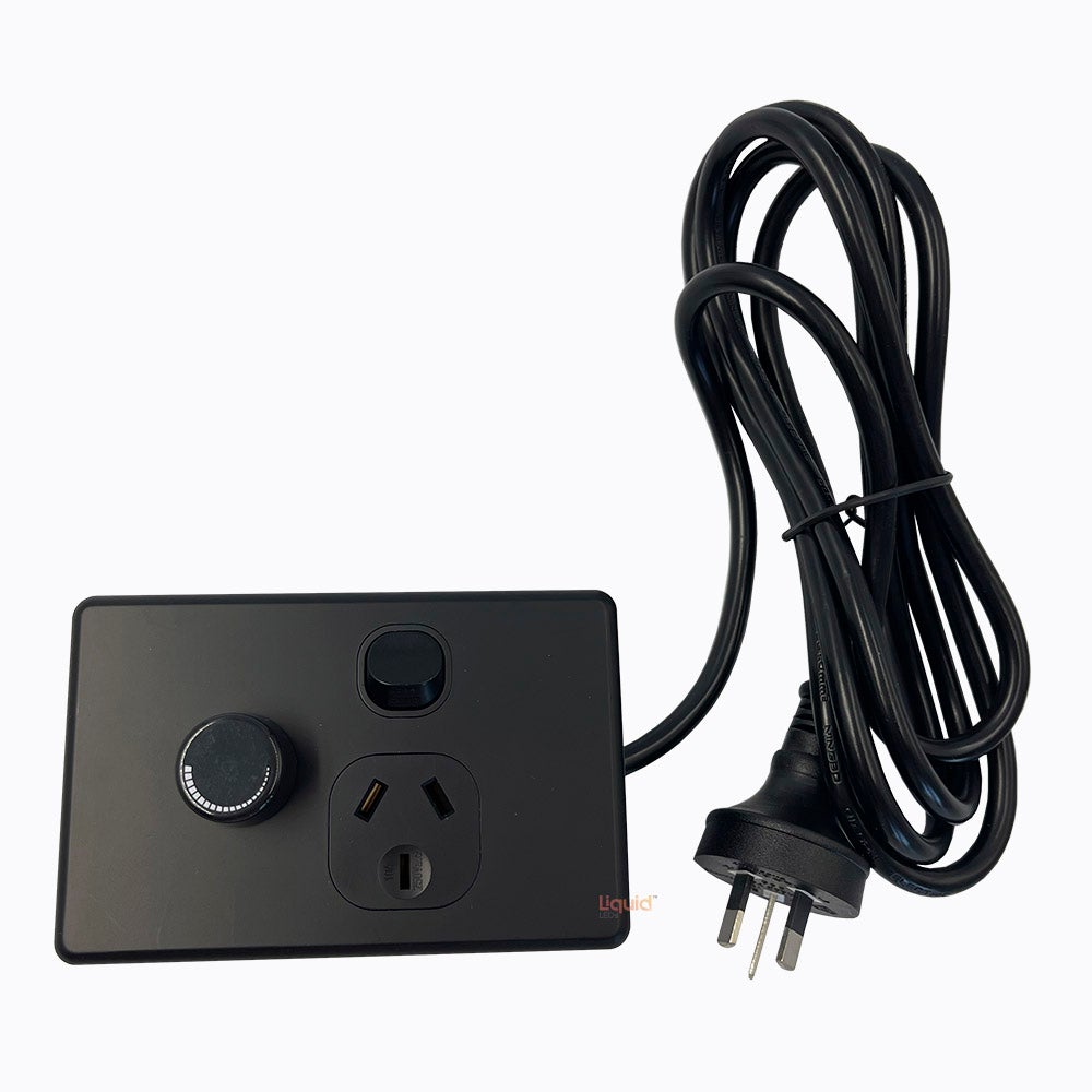 Black Plug-In Dimmer – Cosmo Lighting Kensington
