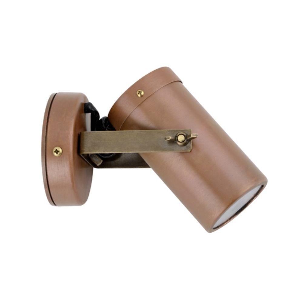 CLA SG1A - GU10 Exterior Adjustable Spot Wall Light IP54 - Copper/Aged ...