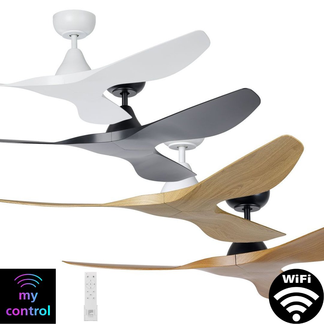 Eglo SURF 48" DC WiFi Ceiling Fan with Remote Control & WiFi Module ...