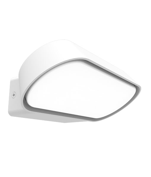 GLANS Exterior LED Surface Mounted Wall Light White 13W 3000K IP65 - G ...