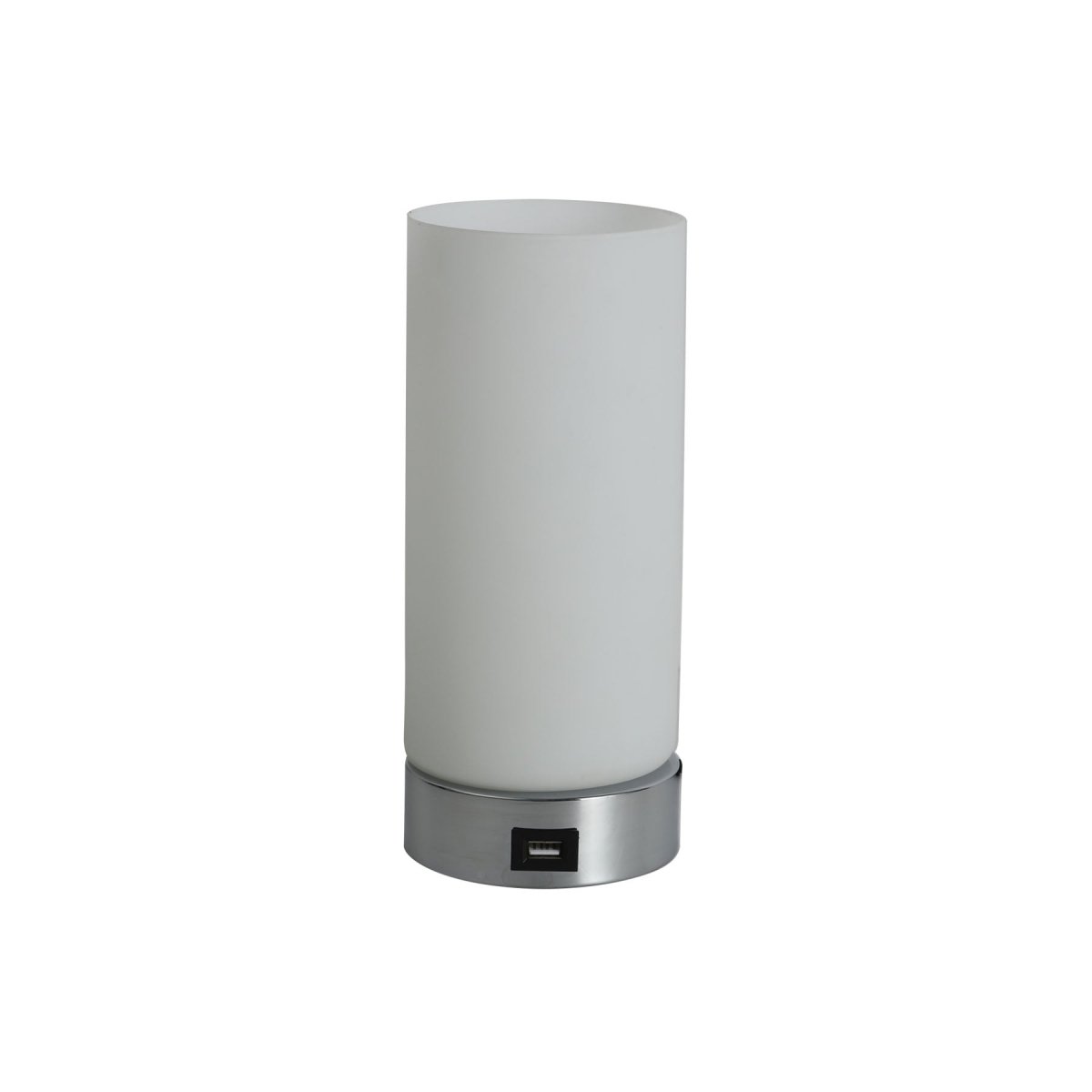 Julie Cylinder Touch Lamp with USB Port – Cosmo Lighting Kensington