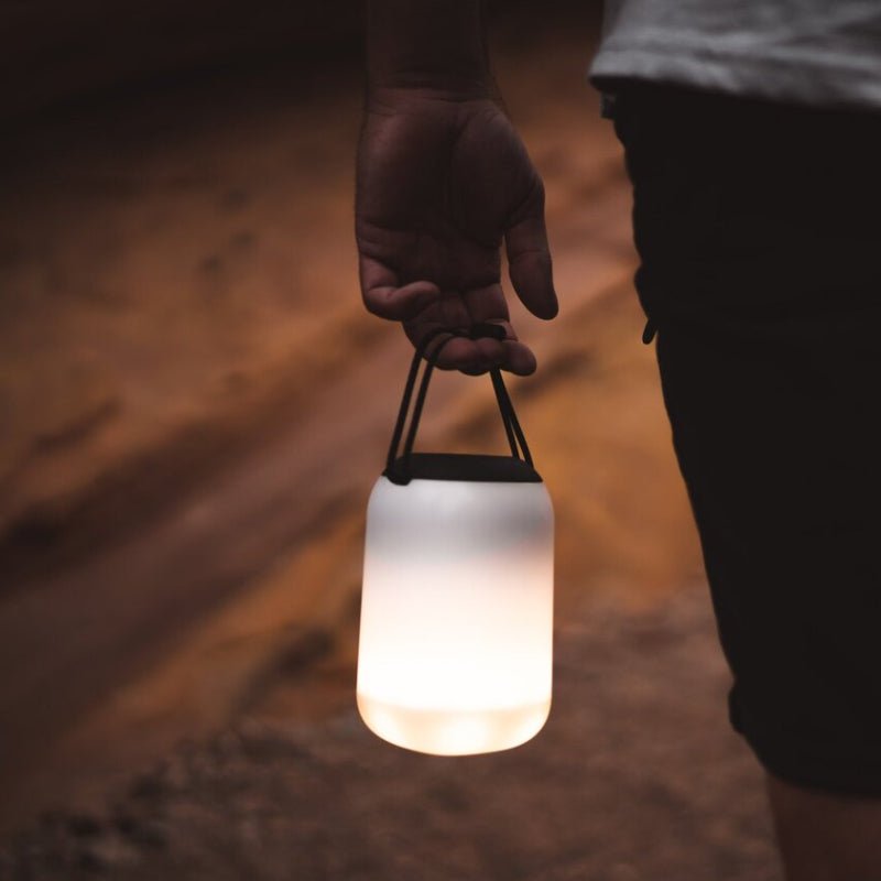 LANDER Boulder Lantern Black – Cosmo Lighting Kensington
