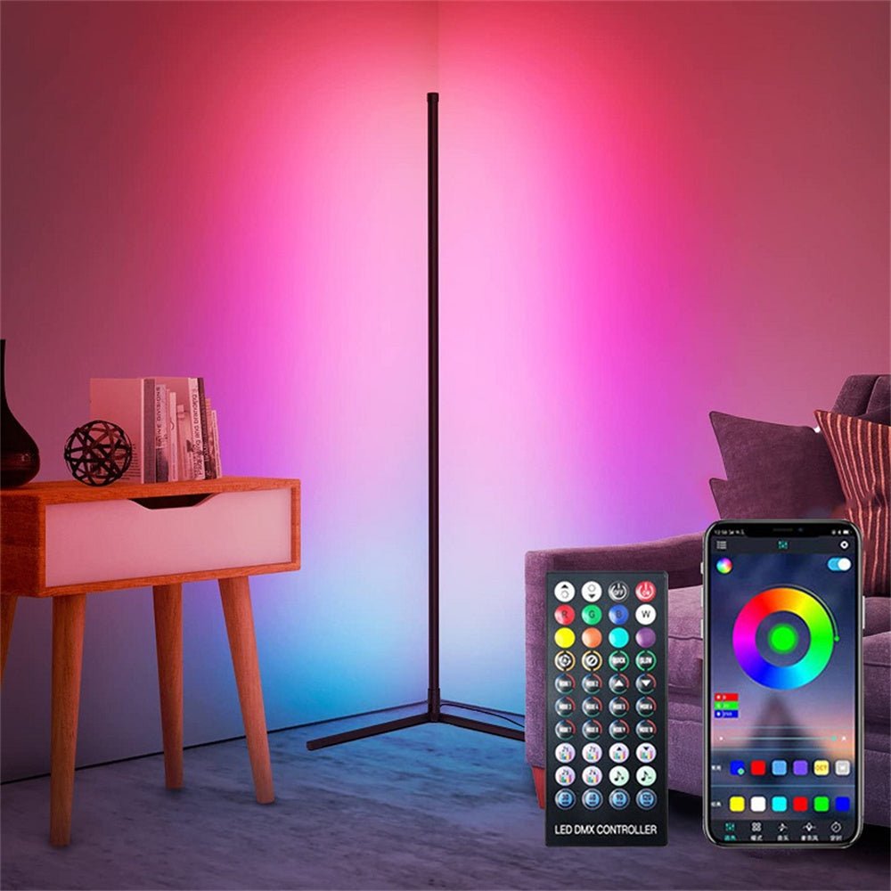 LED RGB DreamColour Smart Bluetooth Corner Floor Lamp – Cosmo Lighting ...