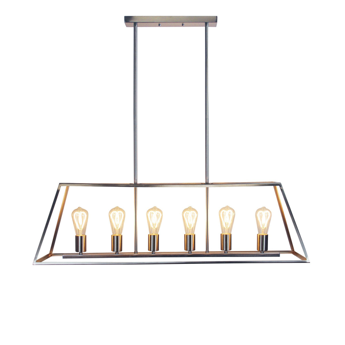 Southport 6 Light Pendant Brushed Chrome - SL66906BC – Cosmo Lighting ...
