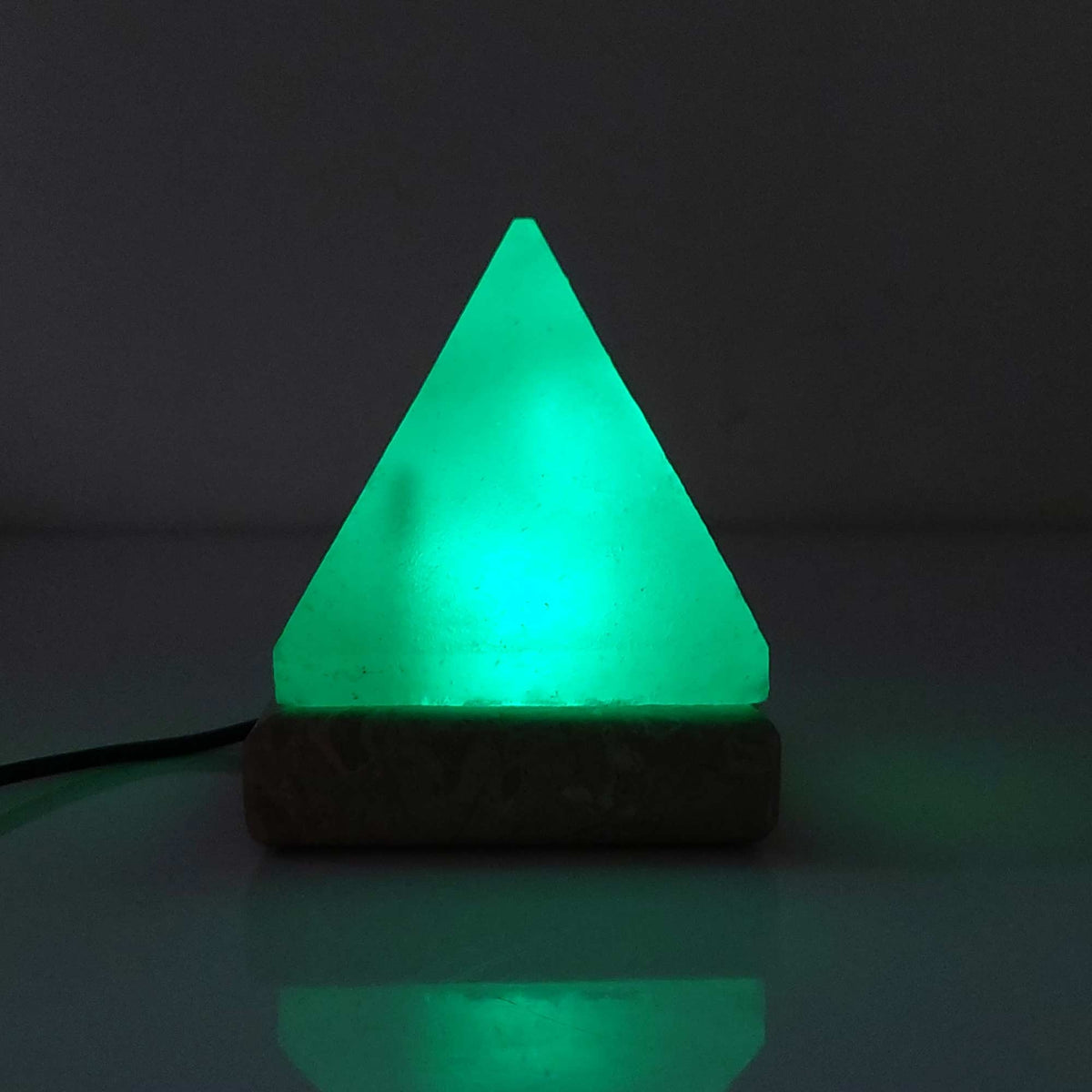 USB Colour Changing Pyramid Shape Himalayan Pink Salt Lamp Color Chang ...